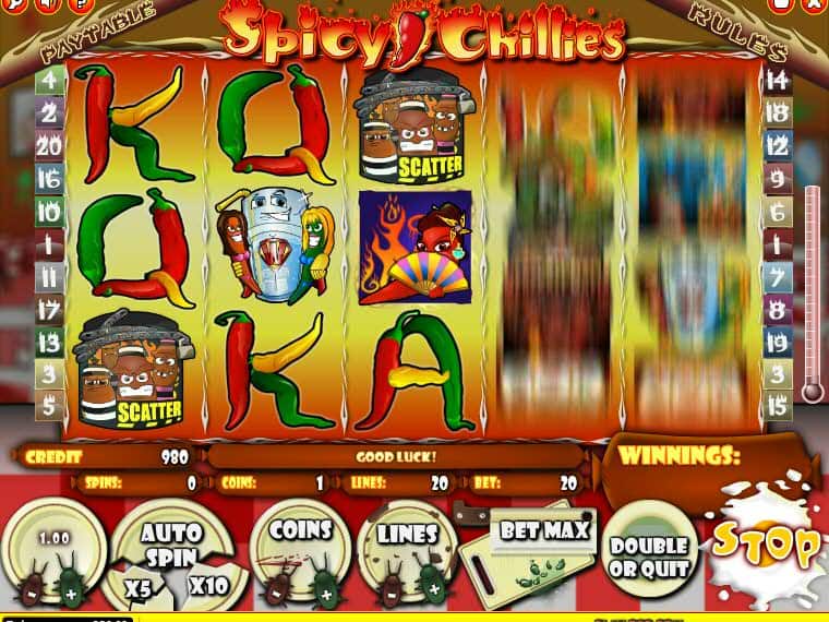 Spicy Chillies A Foodie Slot Machine - Pass The Sauce